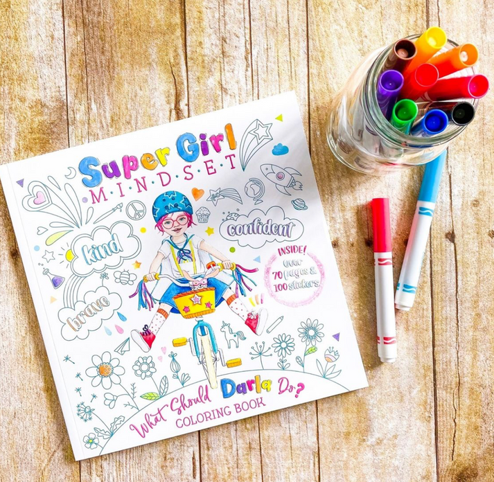 Super Girl Mindset - What Should Darla Do? Coloring Book – What Should ...